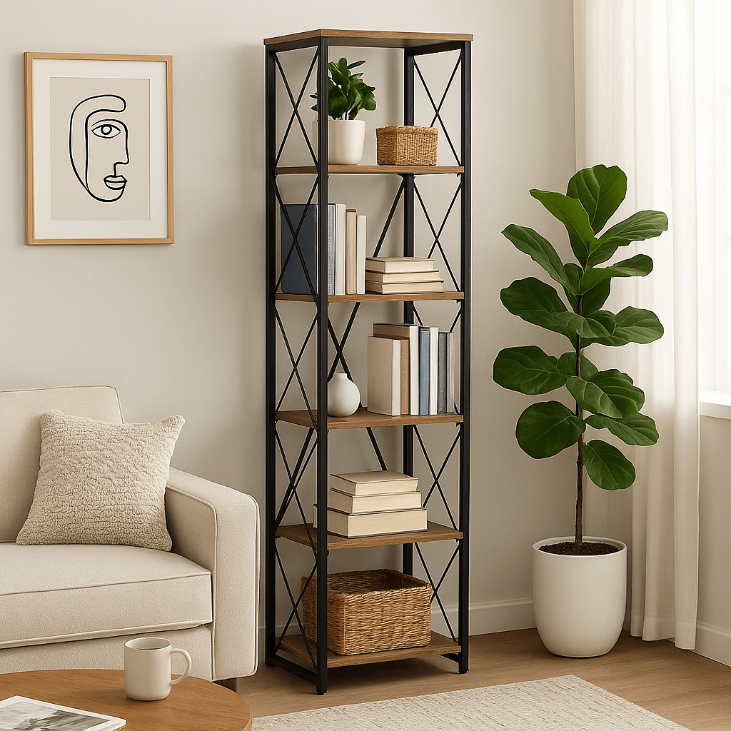 Βιβλιοθήκη Devon - Box-Home • Έπιπλο - Κουζίνα - Μπάνιο